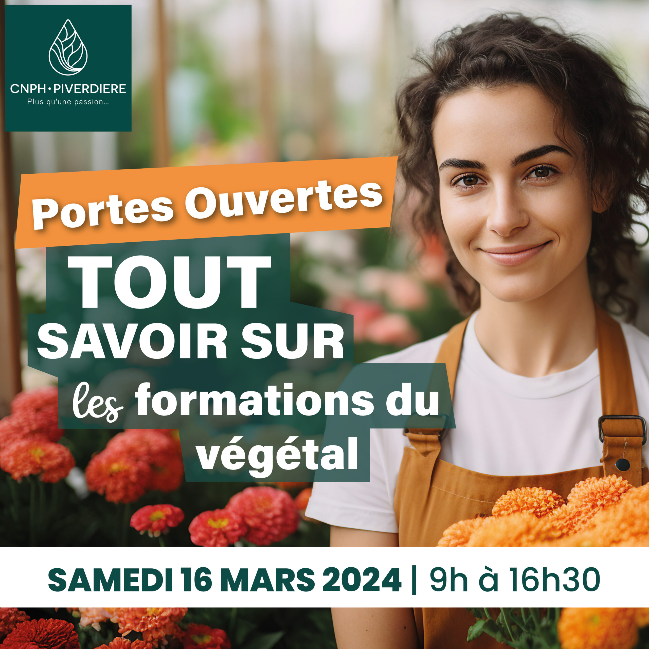 Portes Ouvertes au CNPH-Piverdière, samedi 16 mars 2024