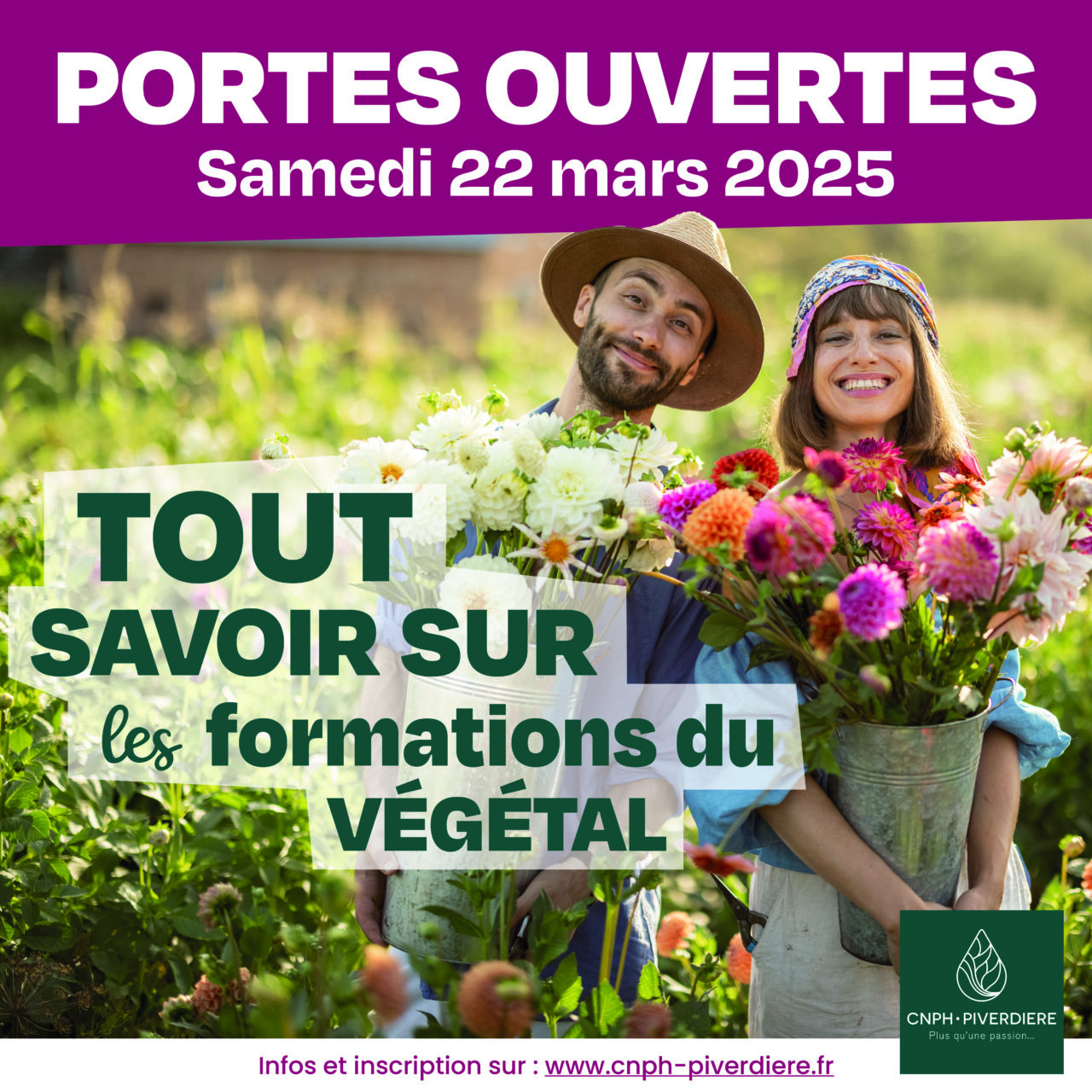 Portes Ouvertes au CNPH-Piverdière - les nouvelles dates